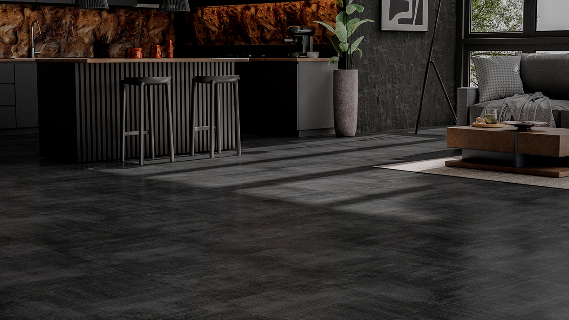 Panele winylowe Arbiton Amaron FORMA ACOUSTIC - AMADORA ANTHRACITE - 6 ...